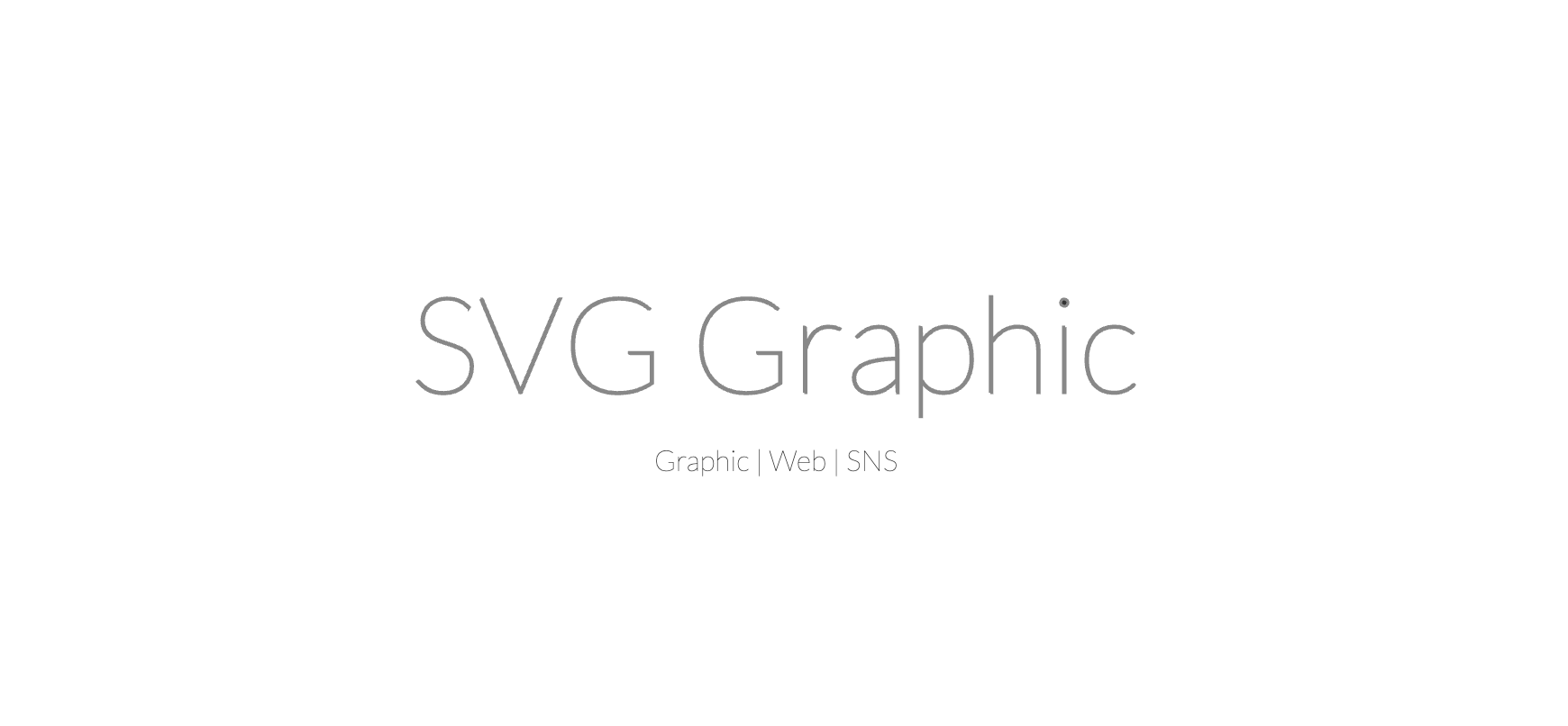 SVG Graphic | Graphic | Web | SNS